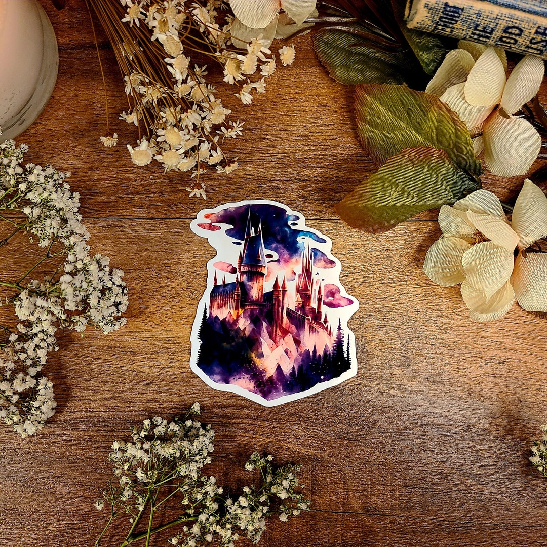 Magic Wizard Castle, Witch Wand, Acceptance Letter, Legacy, Watercolour ...