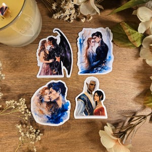 ACOTAR Batboys Sticker Set, Cassian, Azriel, Wingspan, A Court of ...