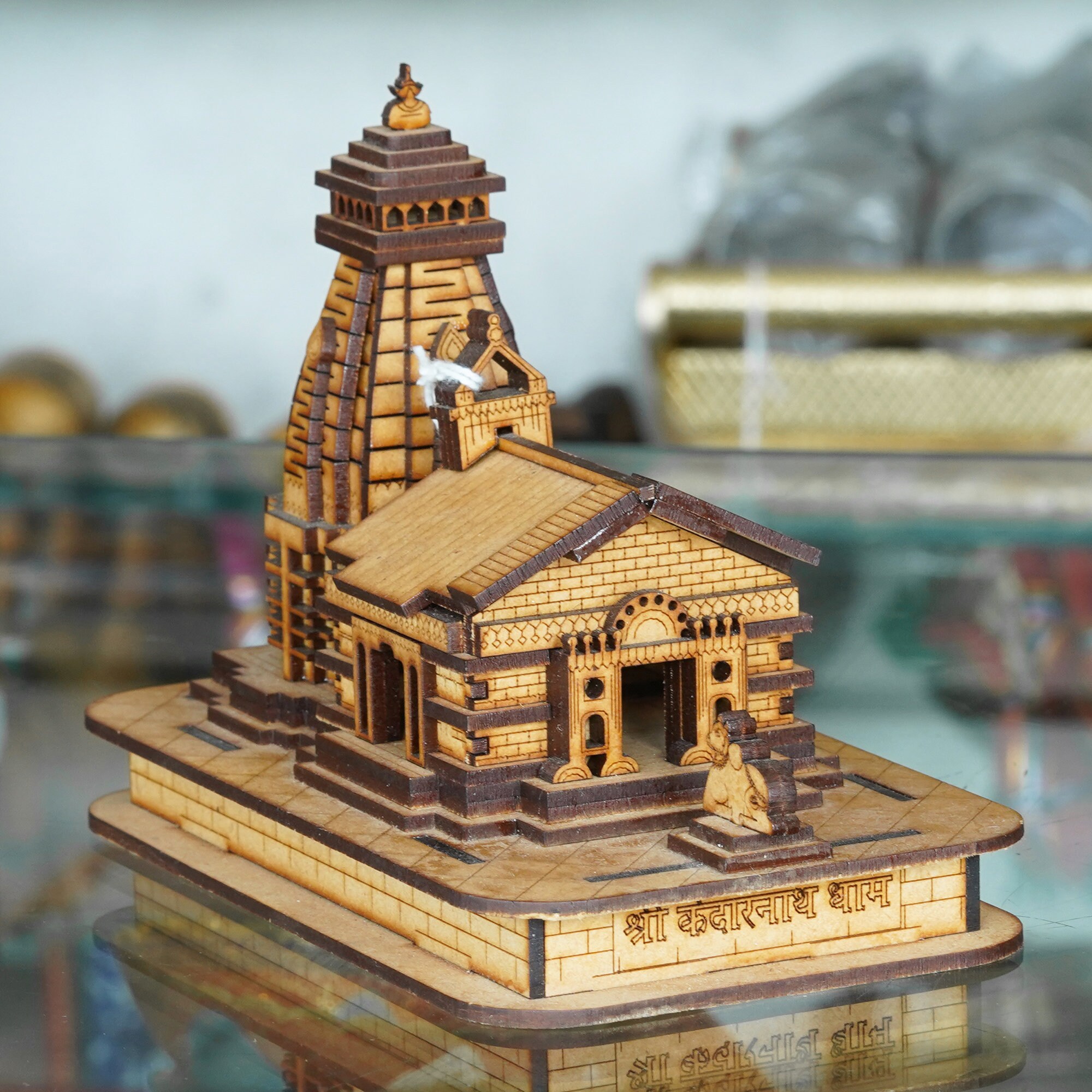 Kedarnath Temple Wooden Souvenir Decorative Showpiece - Etsy