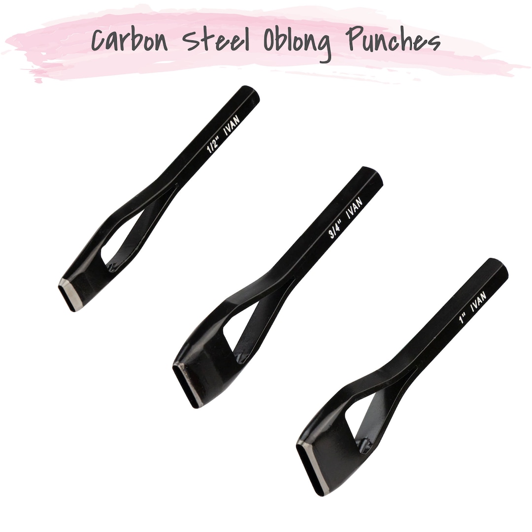Heavy Duty Oblong Punches | Carbon Steel Punches for Leather Crafting ...
