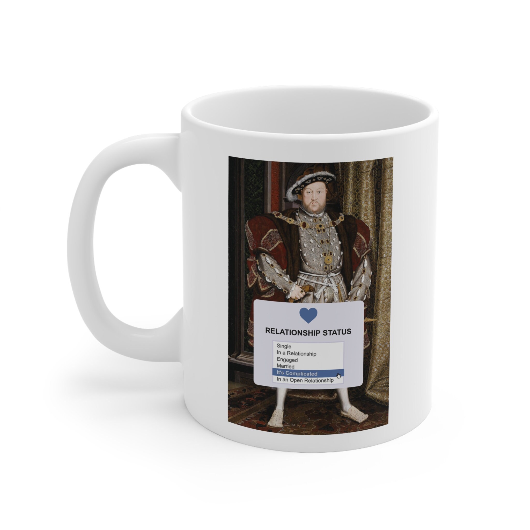 Henry VIII "it's Complicated" Mug - Funny Tudor History Gift - Etsy