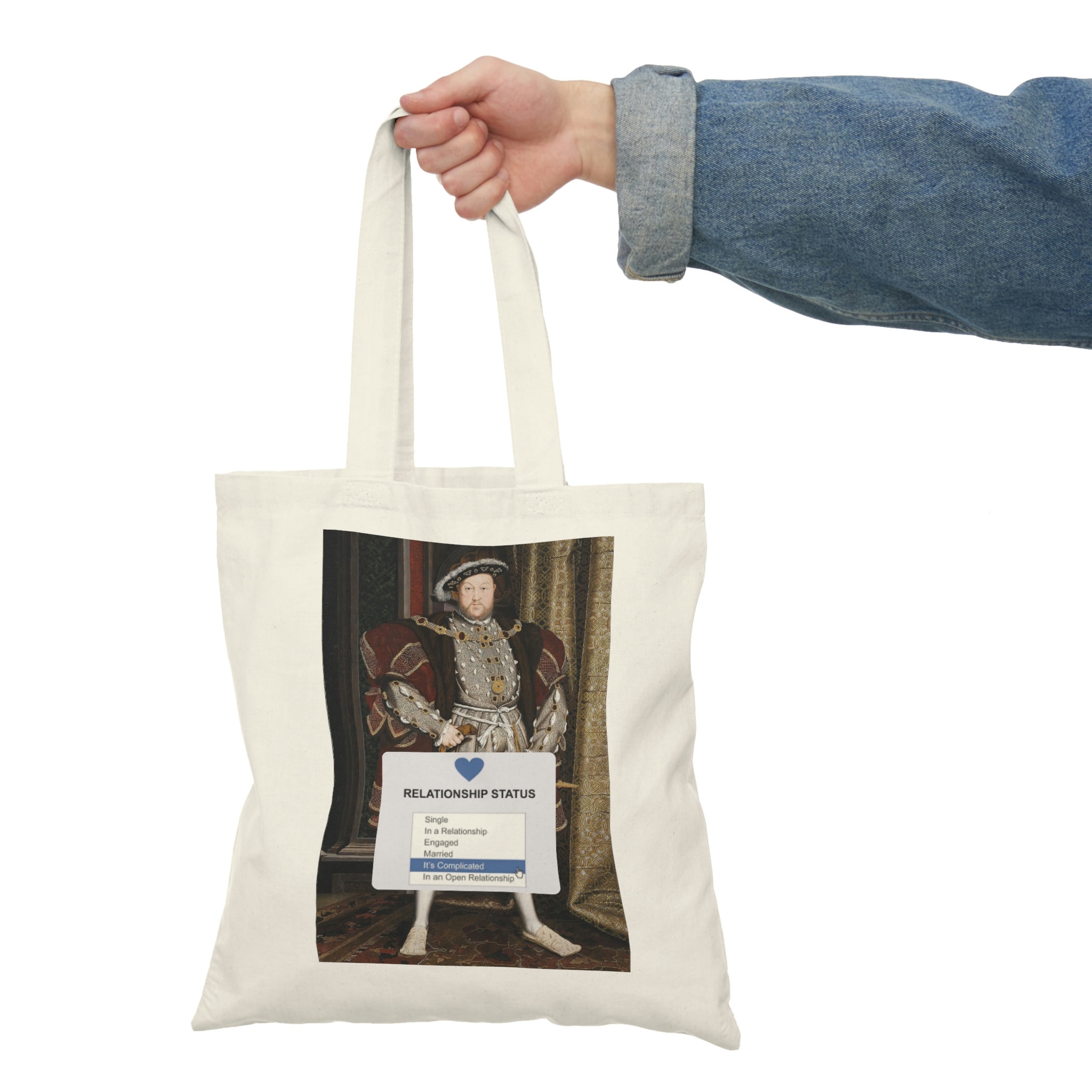 Henry VIII "it's Complicated" Tote Bag | Funny History Gift - Etsy