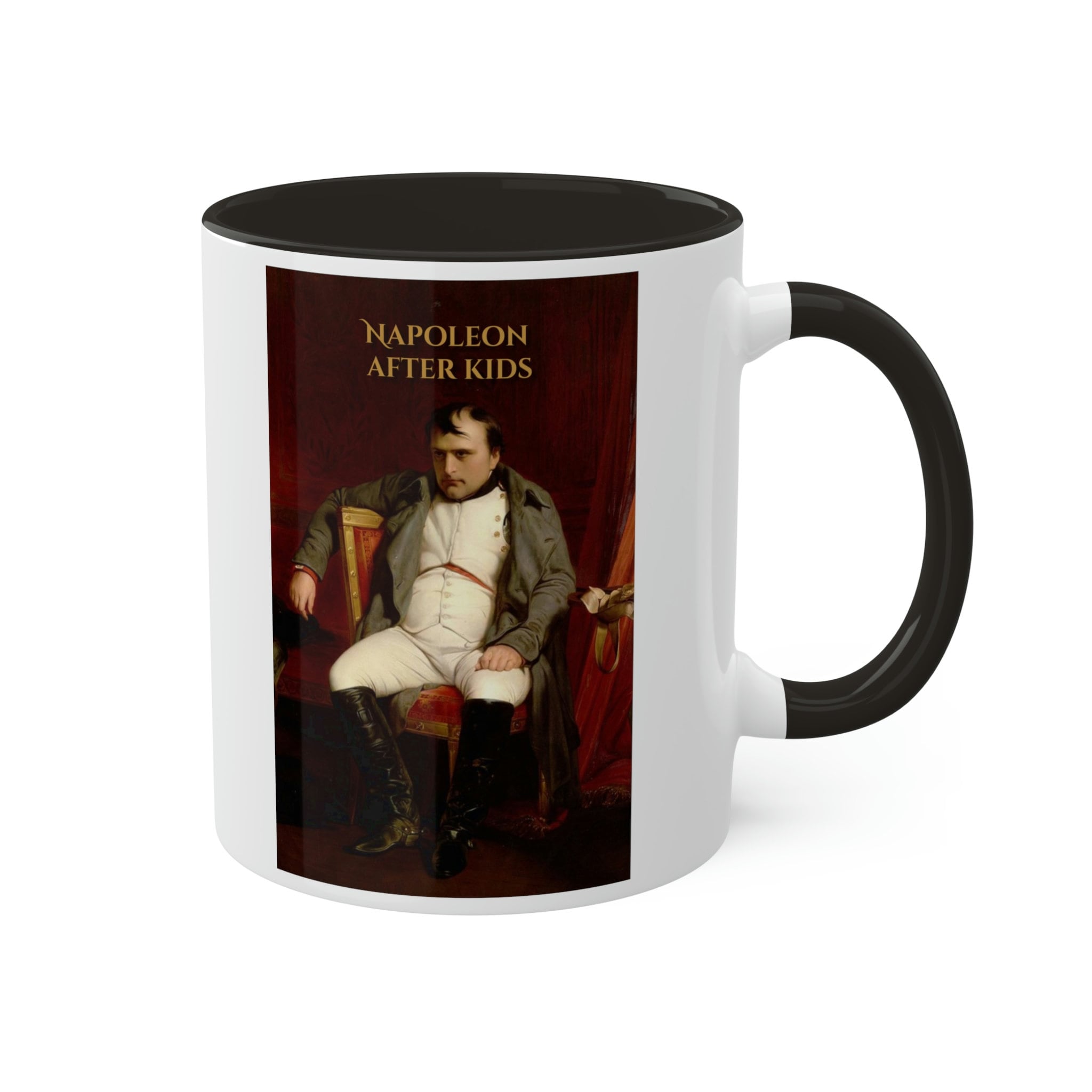 Personalized Napoleon Before & After Kids History Coffee Mug Dad Life ...