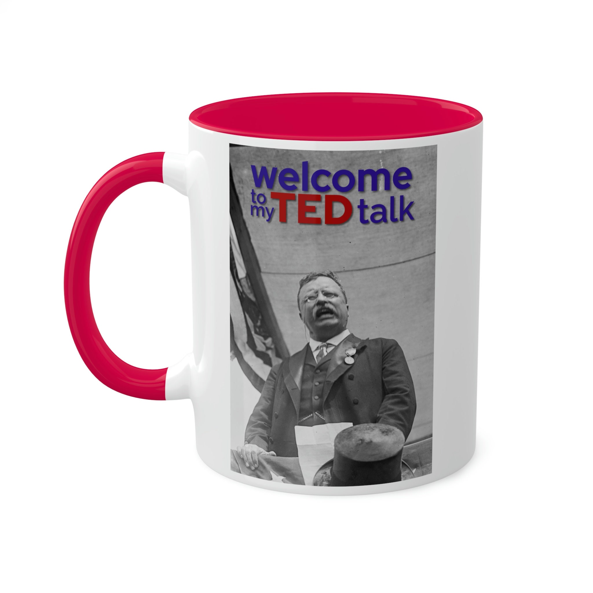 President Teddy Roosevelt welcome to My TED Talk - Etsy