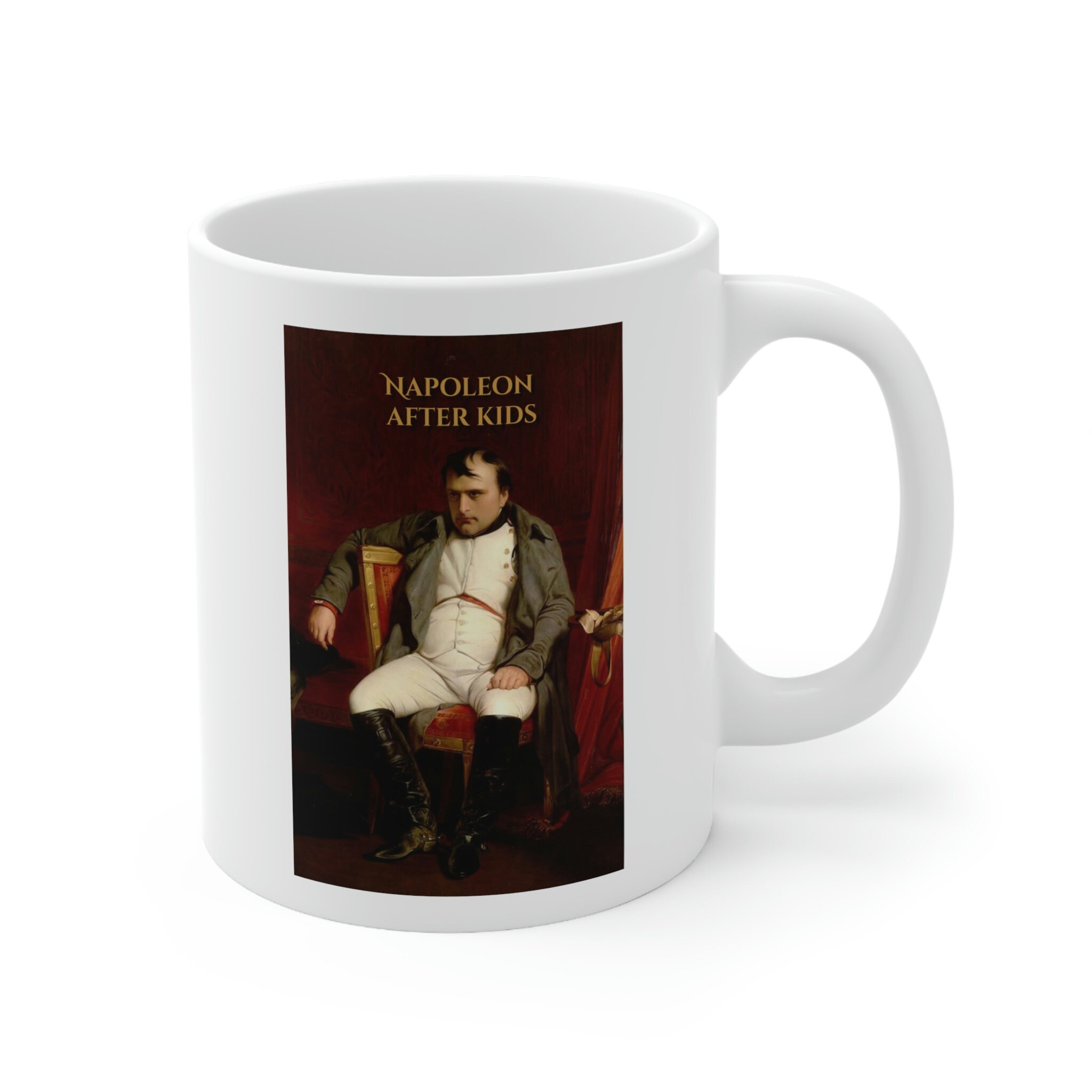 Napoleon Before & After Kids Mug | History Coffee Mug | Dad Life | 11oz ...