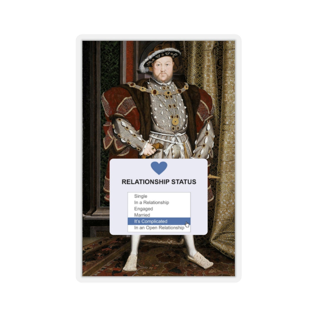 Henry VIII: It's Complicated Stickers - Etsy