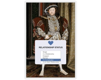 Henry VIII it's Complicated Relationship Status Coffee Mug 11oz Funny ...