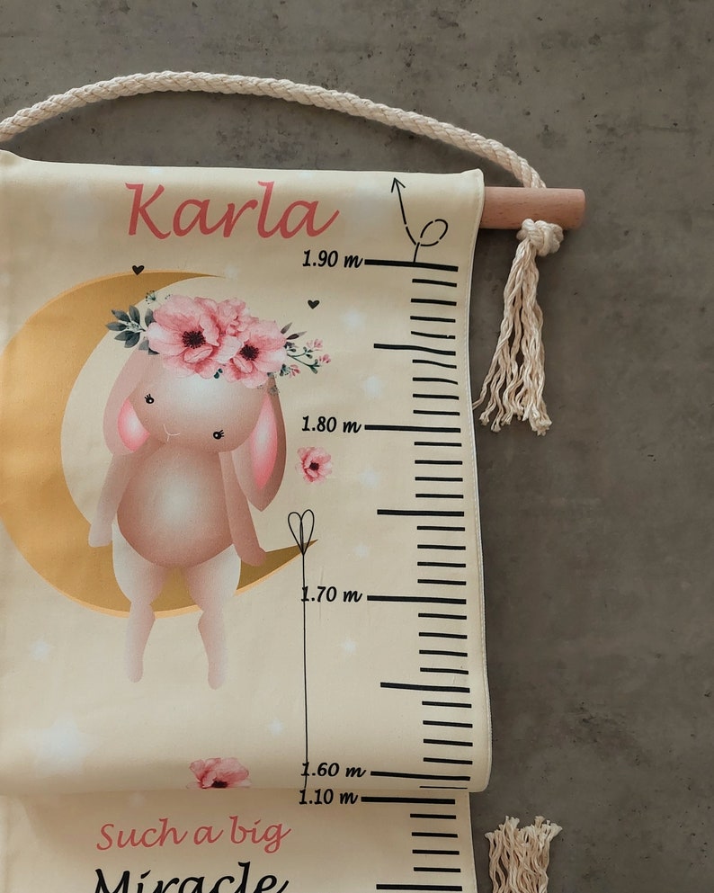 Height Chart, Height Ruler,personalized Growth Chart, Scandi Height ...