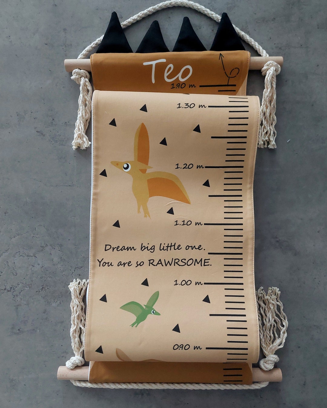 Height Chart, Height Ruler,personalized Growth Chart, Scandi Height ...