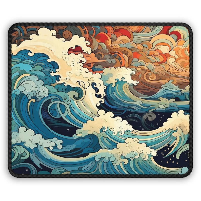 Ocean Waves Gaming Mouse Pad - Etsy