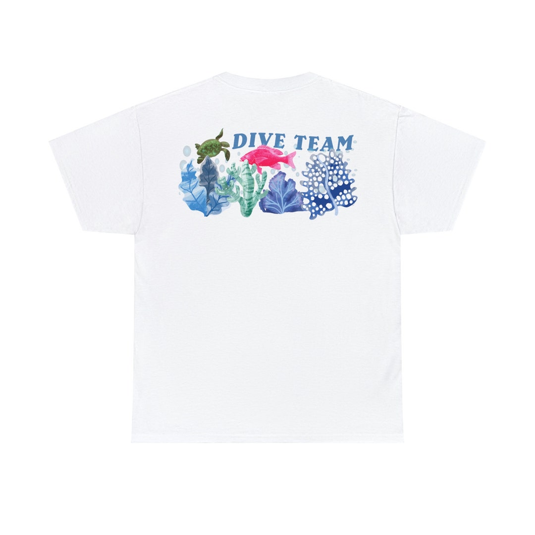Dive Team Underwater Coral Ocean Fun Unisex Heavy Cotton - Etsy