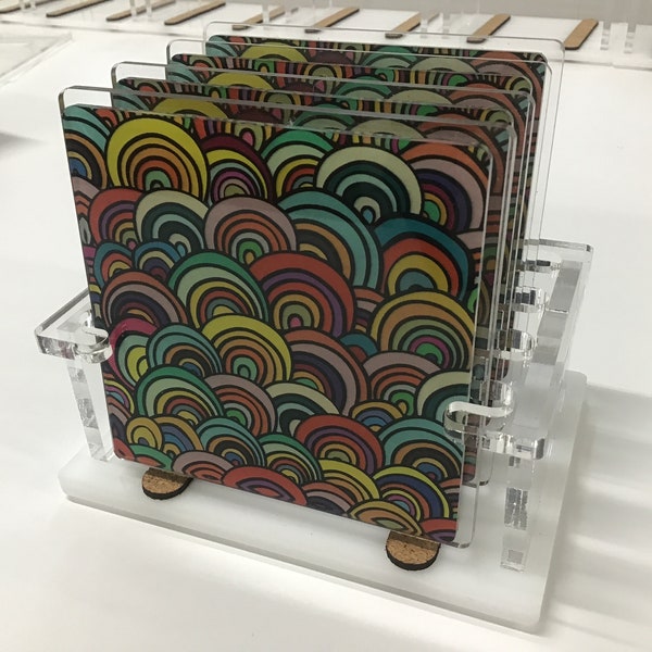 Acrylic Coasters - Etsy