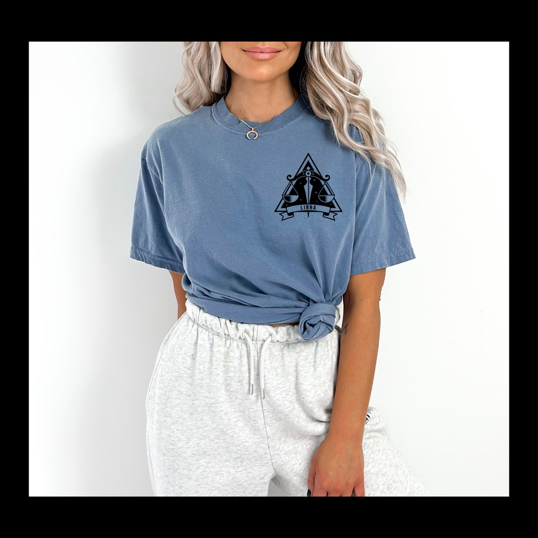 Made to Order Libra Horoscope Short Sleeve T-shirt/astrology/tee/zodiac ...