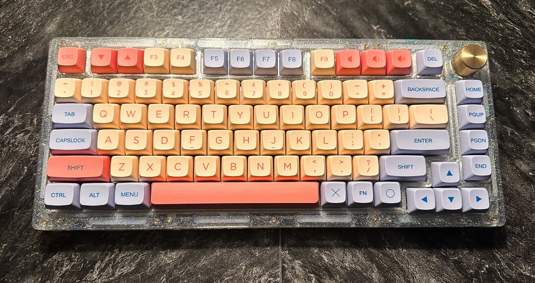 Custom SN75 75% Mechanical Keyboard W/ Multimedia Knob + RGB || Linear ...