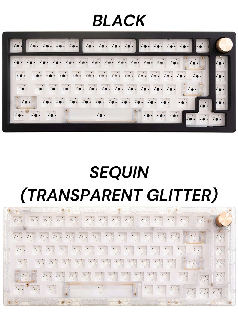 Custom SN75 75% Mechanical Keyboard W/ Multimedia Knob + RGB || Linear ...