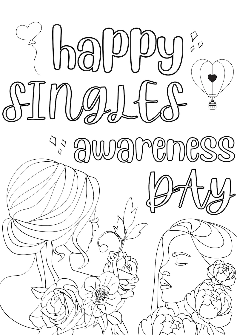 30 Valentine's Day Coloring Pages- INSTANT DOWNLOAD- for Adults and ...