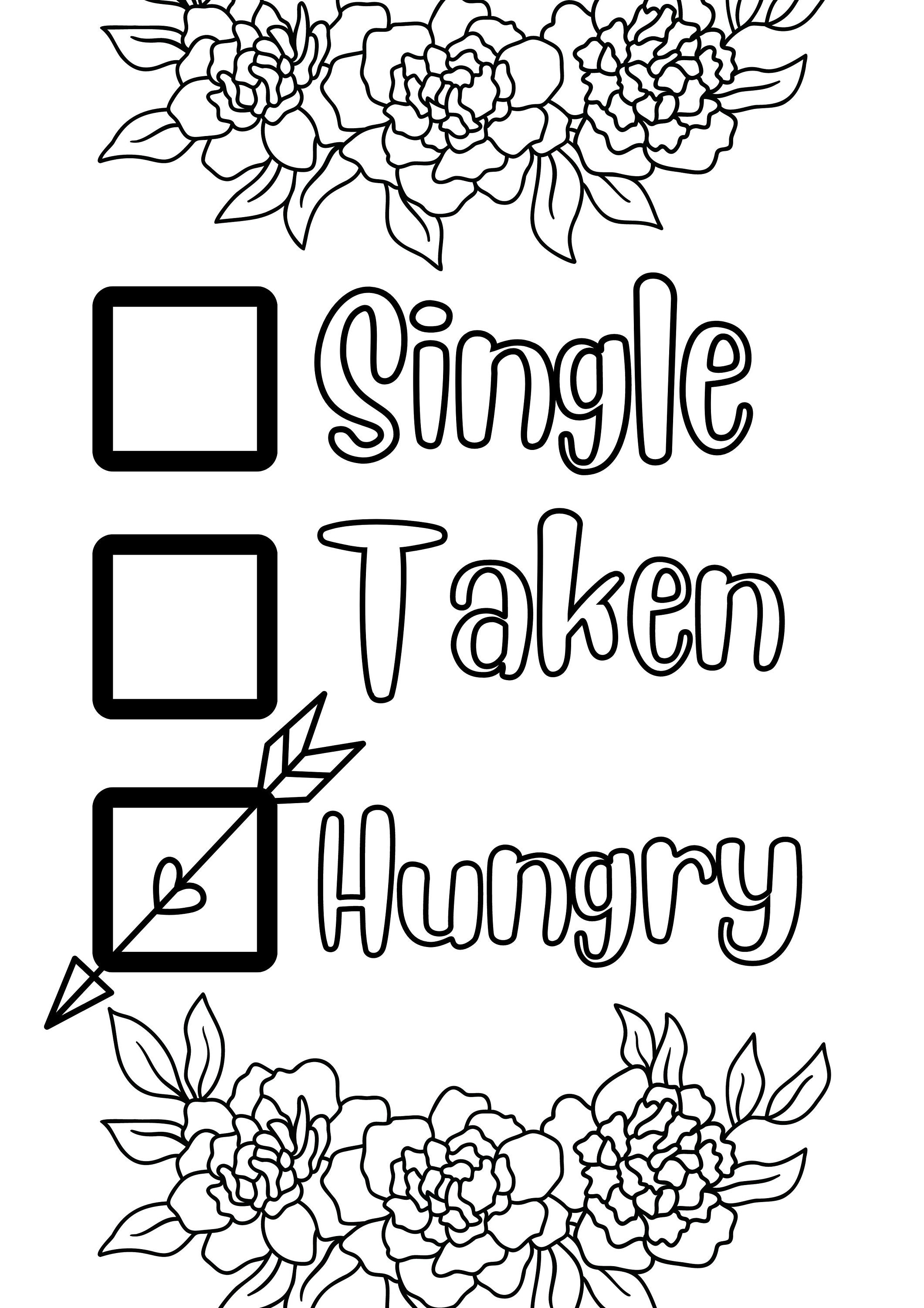 30 Valentine's Day Coloring Pages- INSTANT DOWNLOAD- for Adults and ...