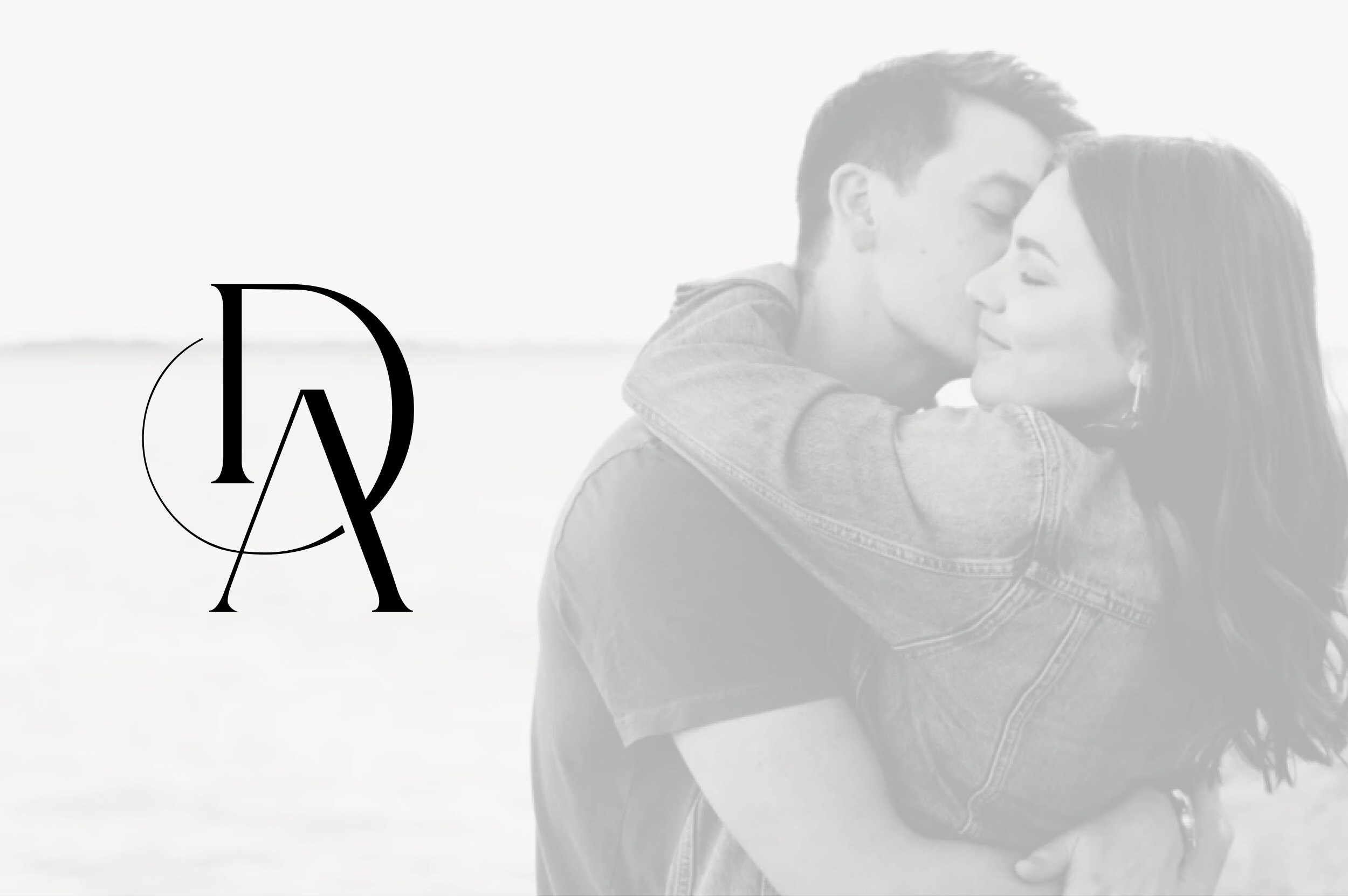 Modern Wedding Monogram, Premade Logo Design, Wedding Couple Logo ...