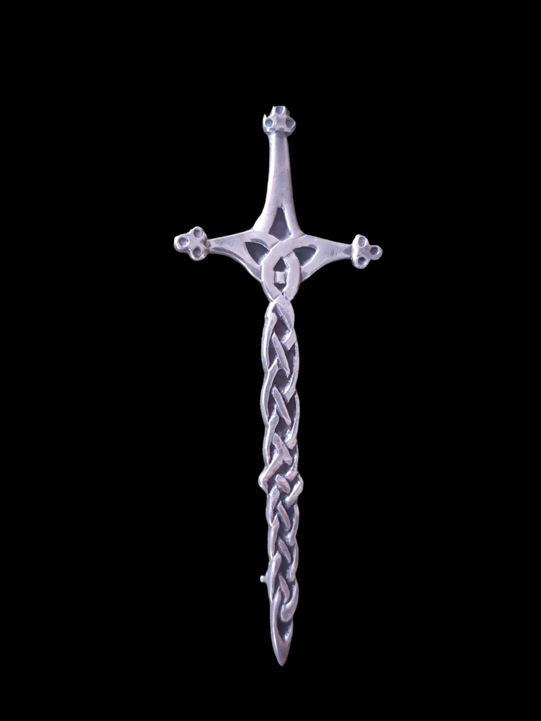 Vintage Celtic Knot Claymore Sword Kilt Pin - Etsy