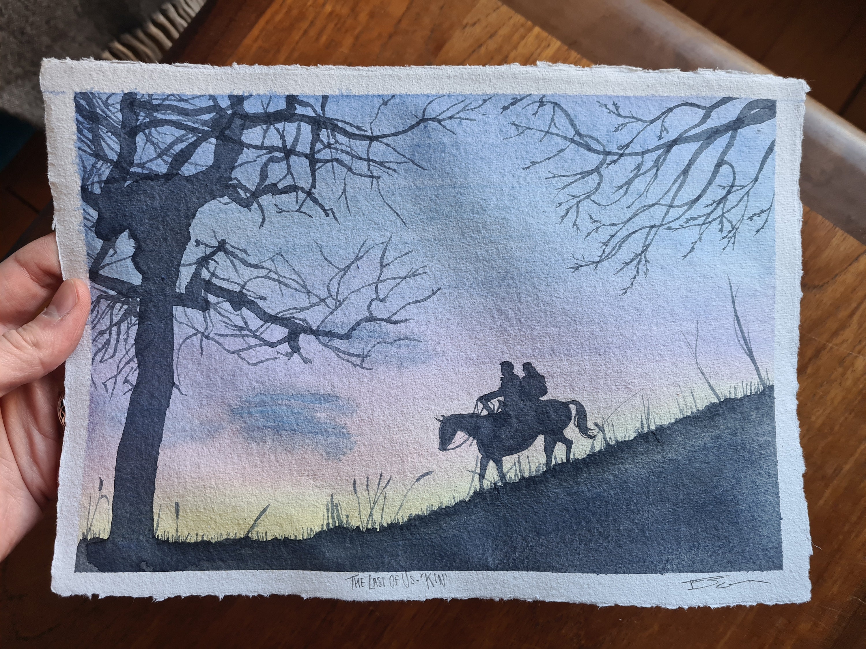 The Last of Us Kin Original Watercolour Painting / Episode 6 / Ellie ...