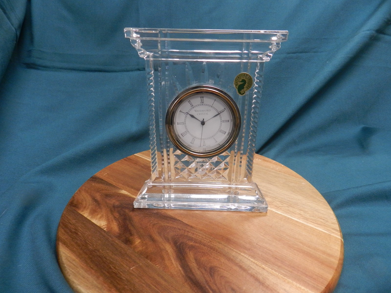 Waterford Crystal Atrium Mantle Clock Clear Crystal Ireland 7 ...