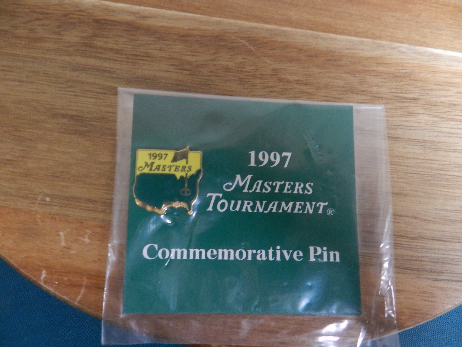 1997 Masters Tournament Commemorative Pin Augusta Tiger Woods NEW Free ...