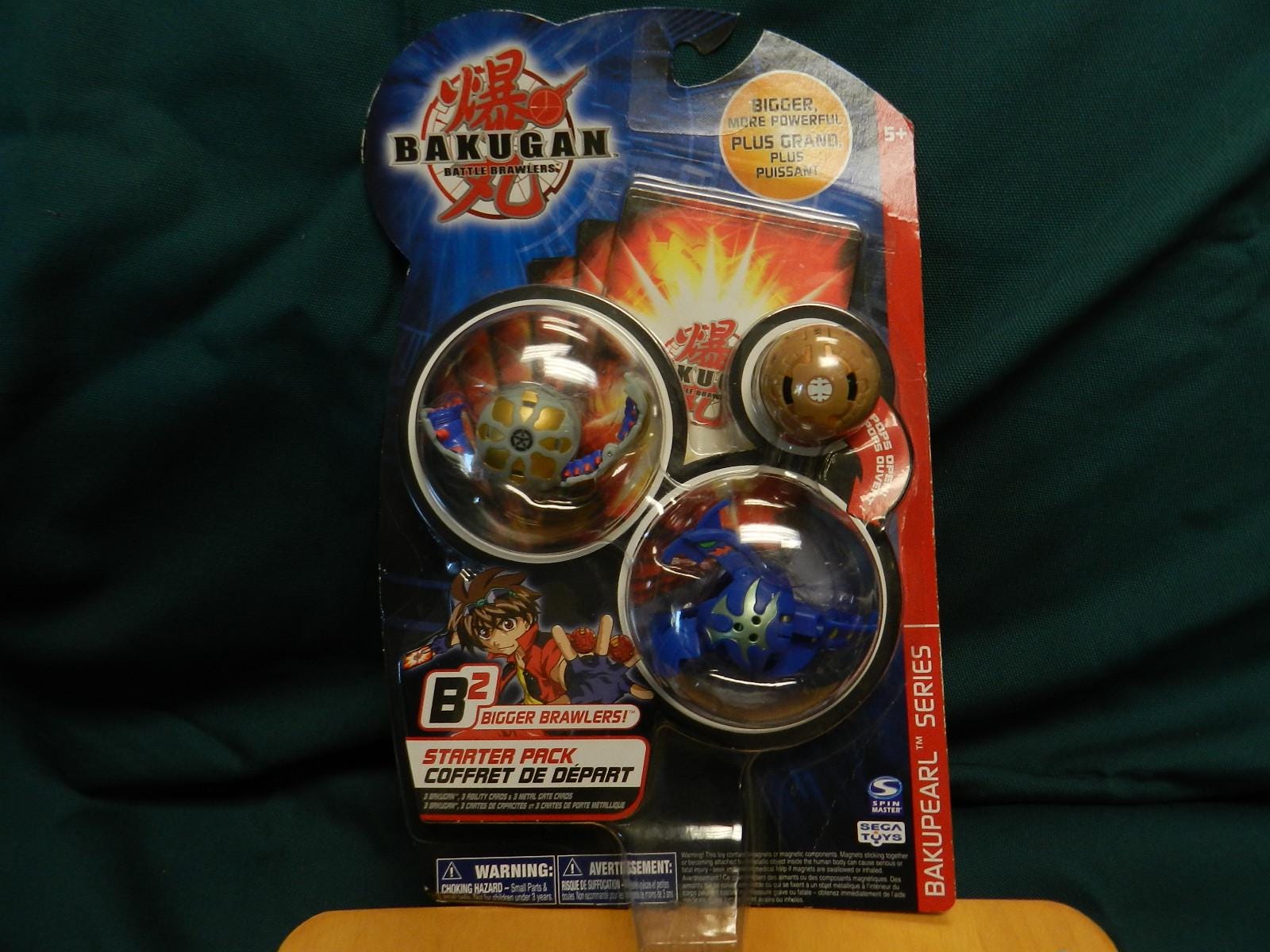 BAKUGAN BAKUPEARL B2 Bigger Brawlers Vintage Starter Pack Never Opened ...