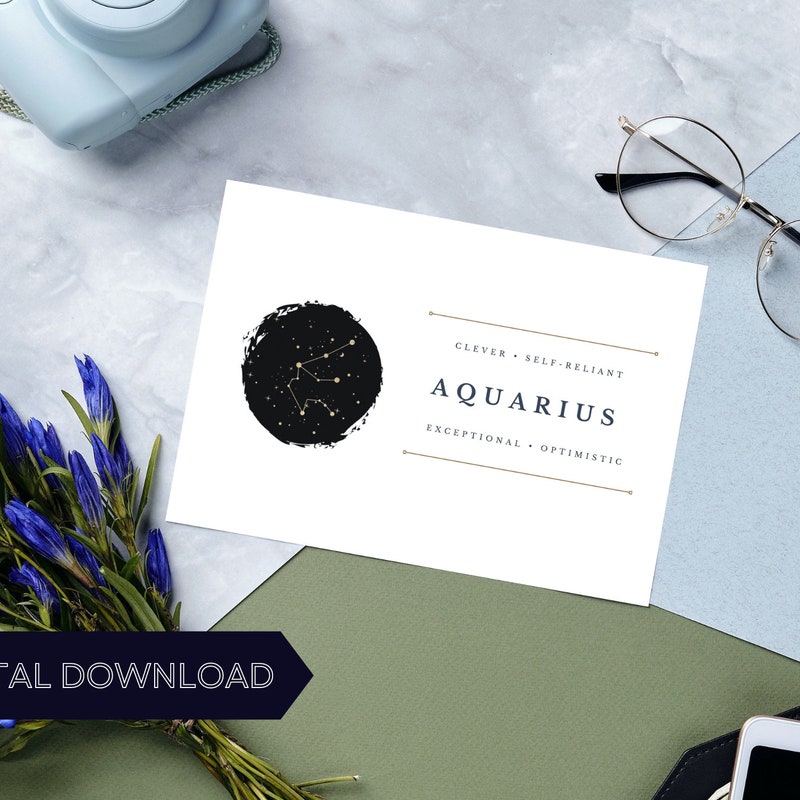 Aquarius Postcards - Etsy