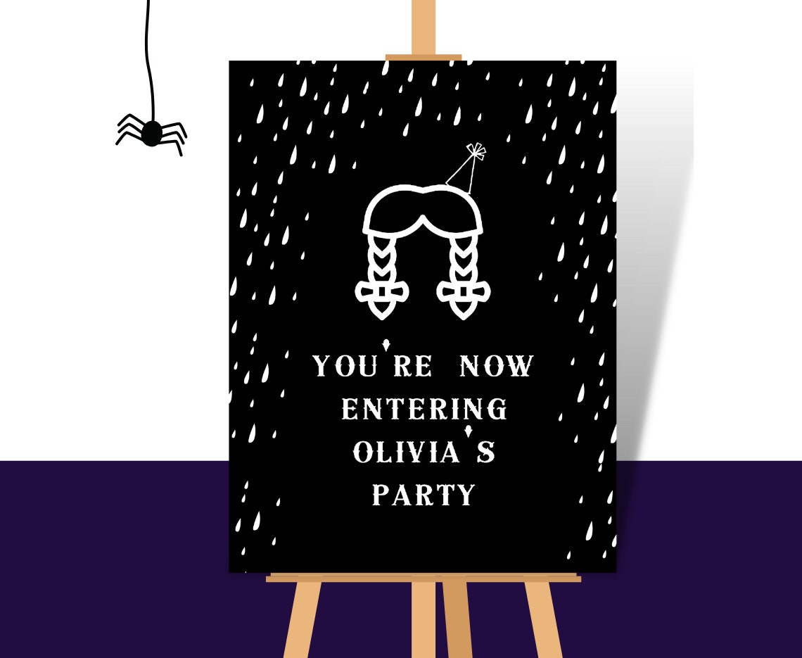 Dark Humor Birthday Invitation - Customizable Birthday Party Instant ...