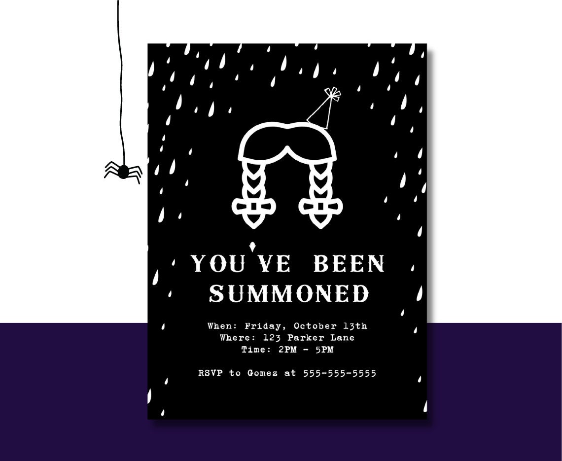 Dark Humor Birthday Invitation - Customizable Birthday Party Instant ...