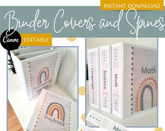 Boho Rainbow Classroom Labels Boho Rainbow Editable Rainbow Classroom ...