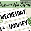 Botanical Classroom Labels Tropical Leaves Editable Botanical Classroom ...