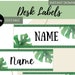 Tropical Classroom Desk Labels - Instant Download - Editable ...