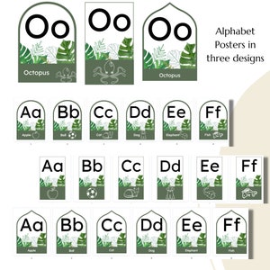 BUNDLE - Tropical Botanical Classroom Decor Bundle - Tropical Classroom ...