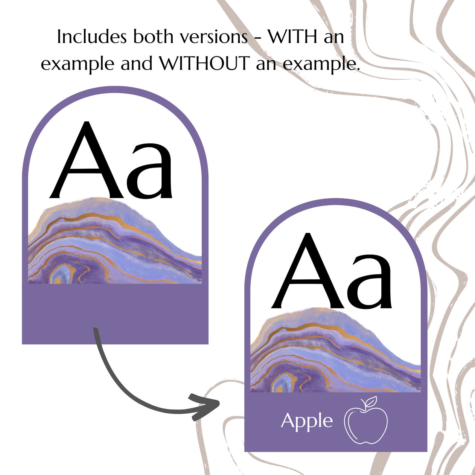 Geodes and Gems Print Alphabet Posters - Printable Classroom Alphabet ...