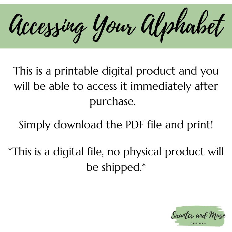 Tropical Alphabet Posters - Printable Classroom Alphabet - Instant ...