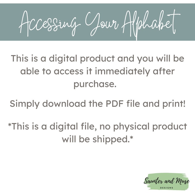 Boho Rainbow Alphabet Posters Printable Classroom Alphabet Instant ...