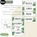 Tropical Botanical Schedule Cards - Classroom Timetable - Editable ...