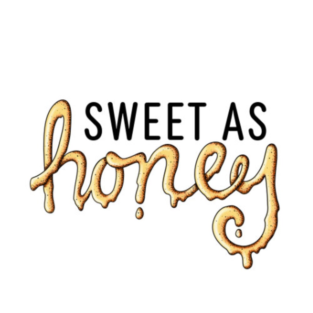 Hand Lettering Honey Clipart, Honey Clipart, Honey PNG, Summer Clipart ...