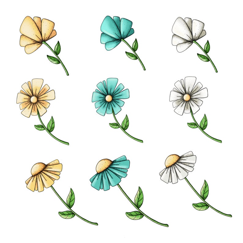 Honey Bee PNG Clipart Bundle, Cute Spring Clipart, Spring Flowers ...