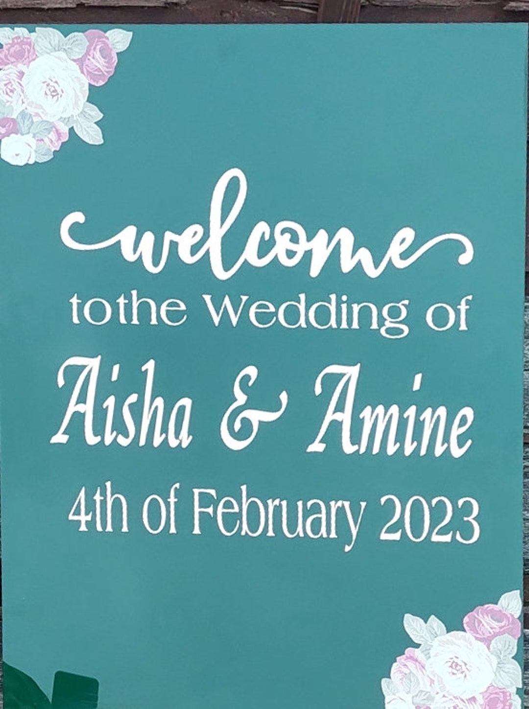 Acrylic Wedding Decor Welcome Sing - Etsy