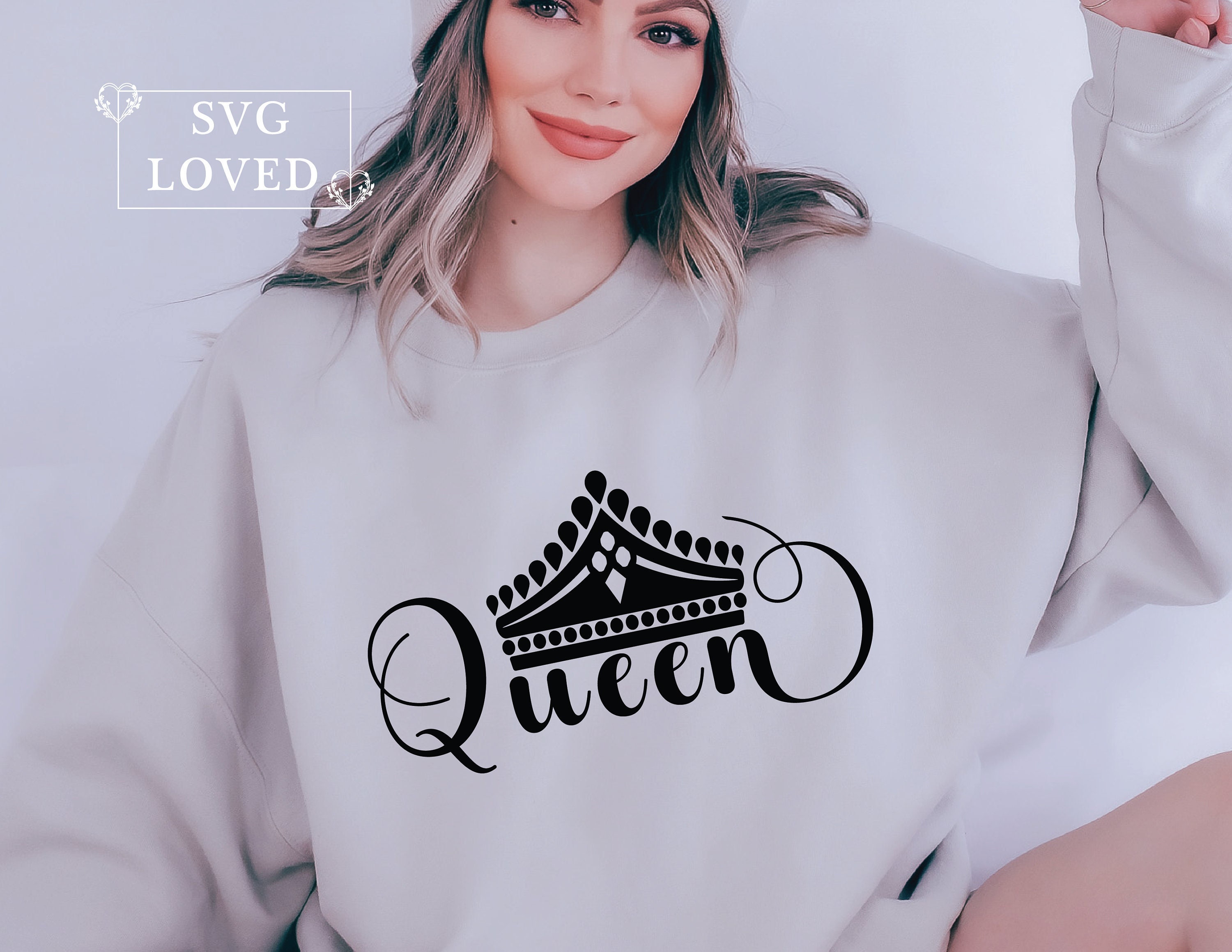 Queen SVG PNG EPS Princess Svg Crown Svg Self Love Club Love Yourself ...