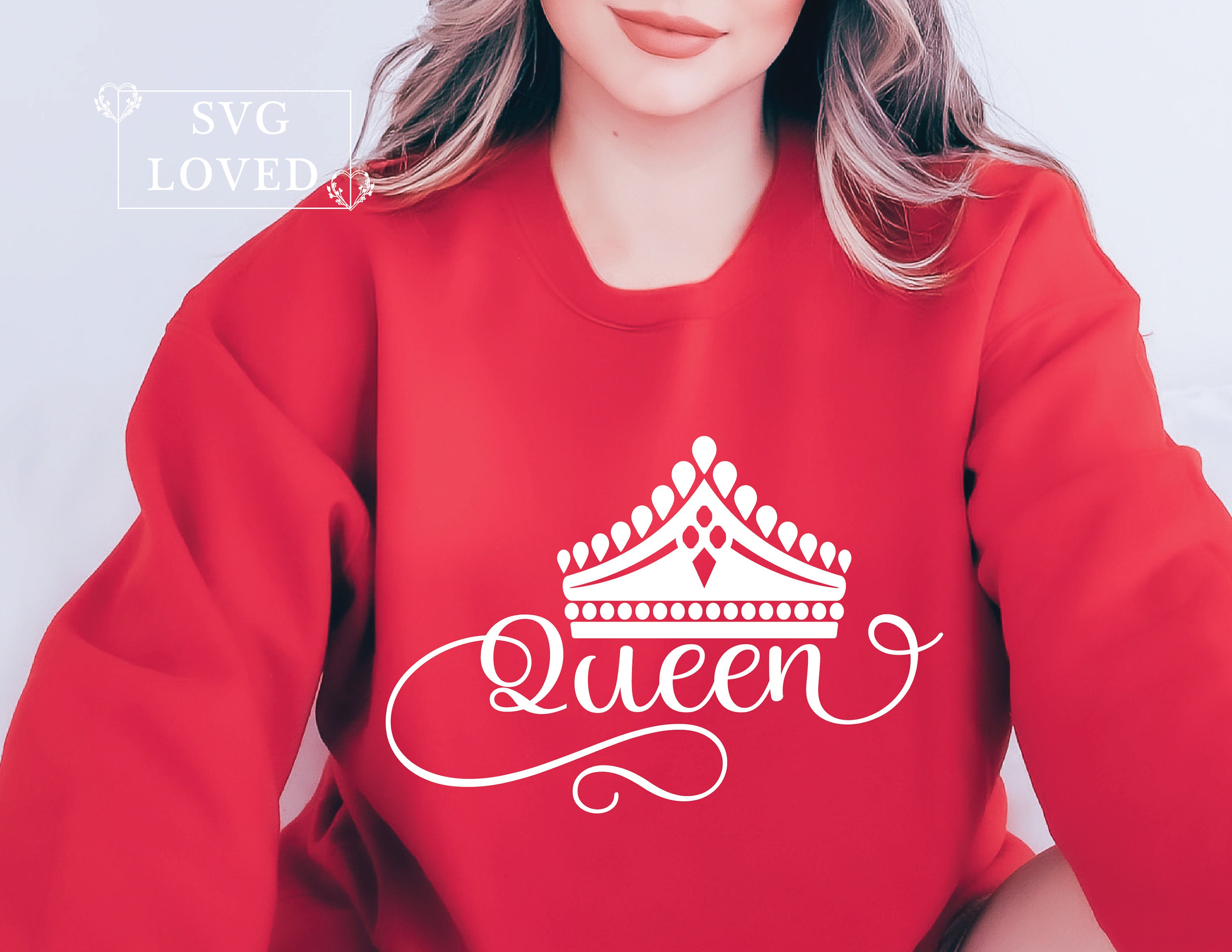 Queen SVG PNG EPS | Princess Svg | Crown Svg | Self Love Club | Love ...