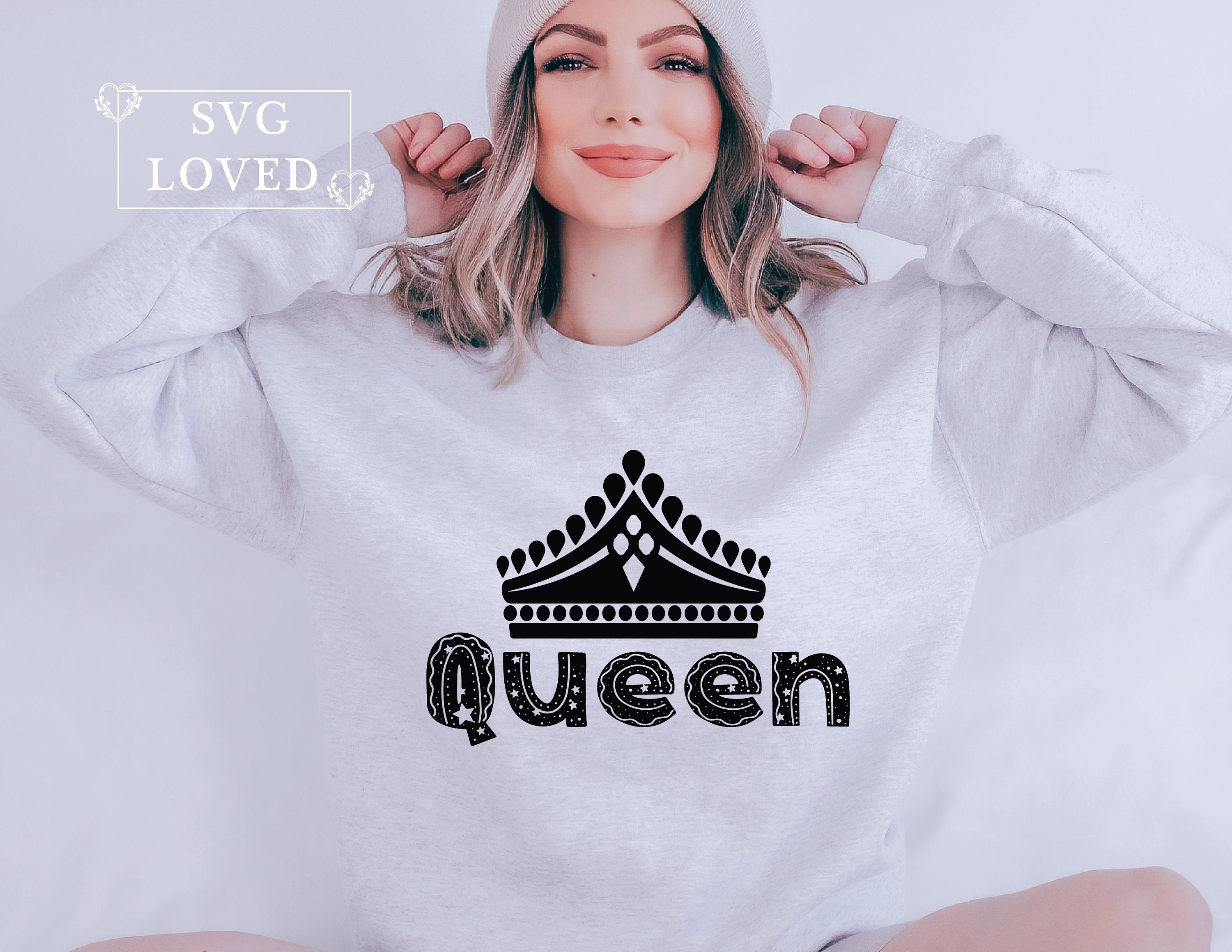 Queen SVG PNG EPS | Princess Svg | Crown Svg | Self Love Club | Love ...