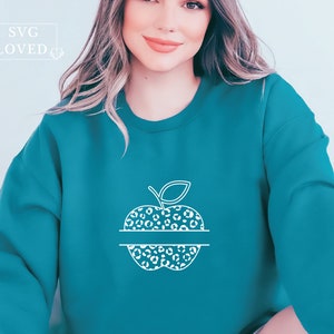 Apple Name Frame SVG | Teacher Svg | Teacher Shirt Svg | Monogram Svg ...
