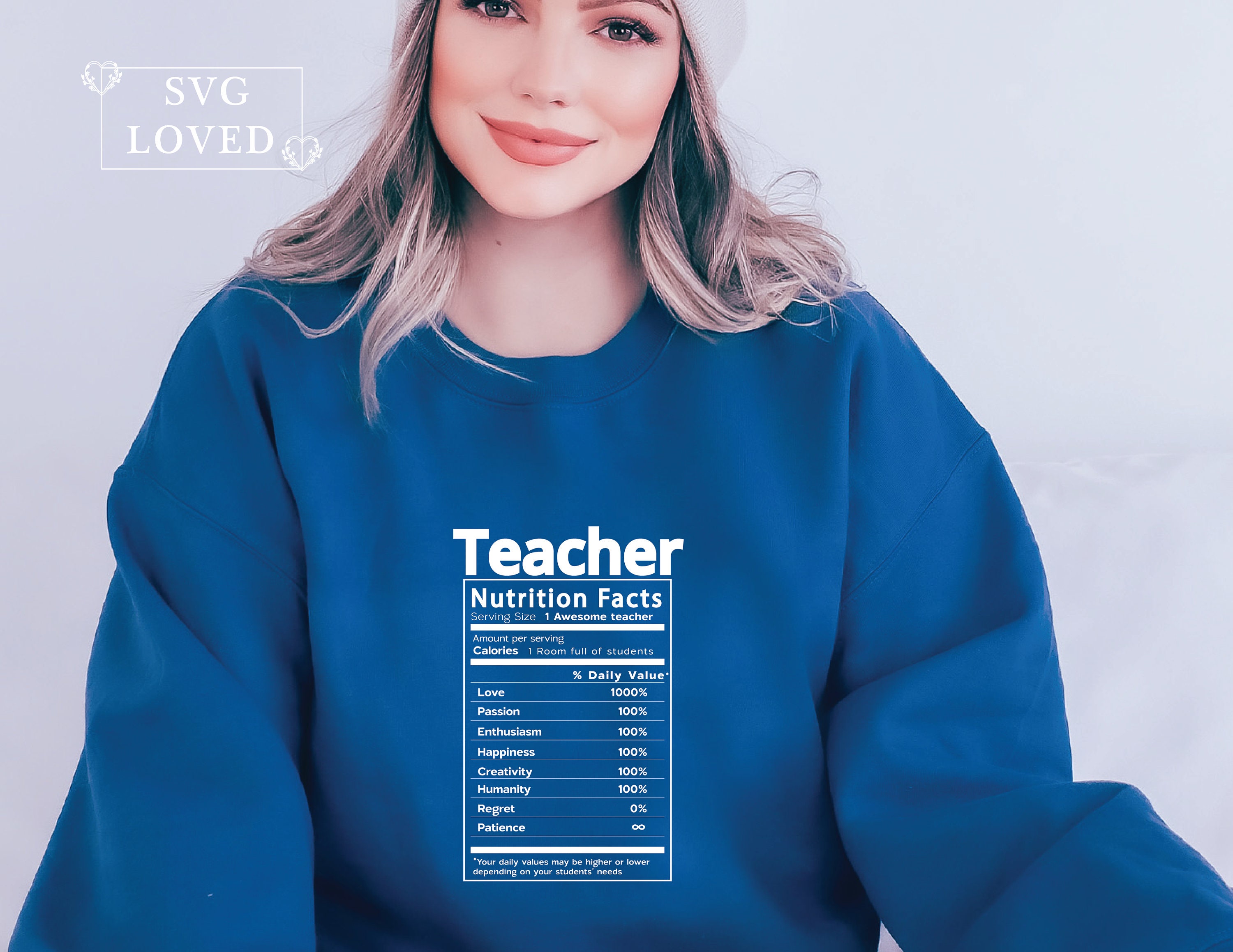 Teacher Nutrition Facts Svg Teacher Svg Teacher Shirt Svg Teacher