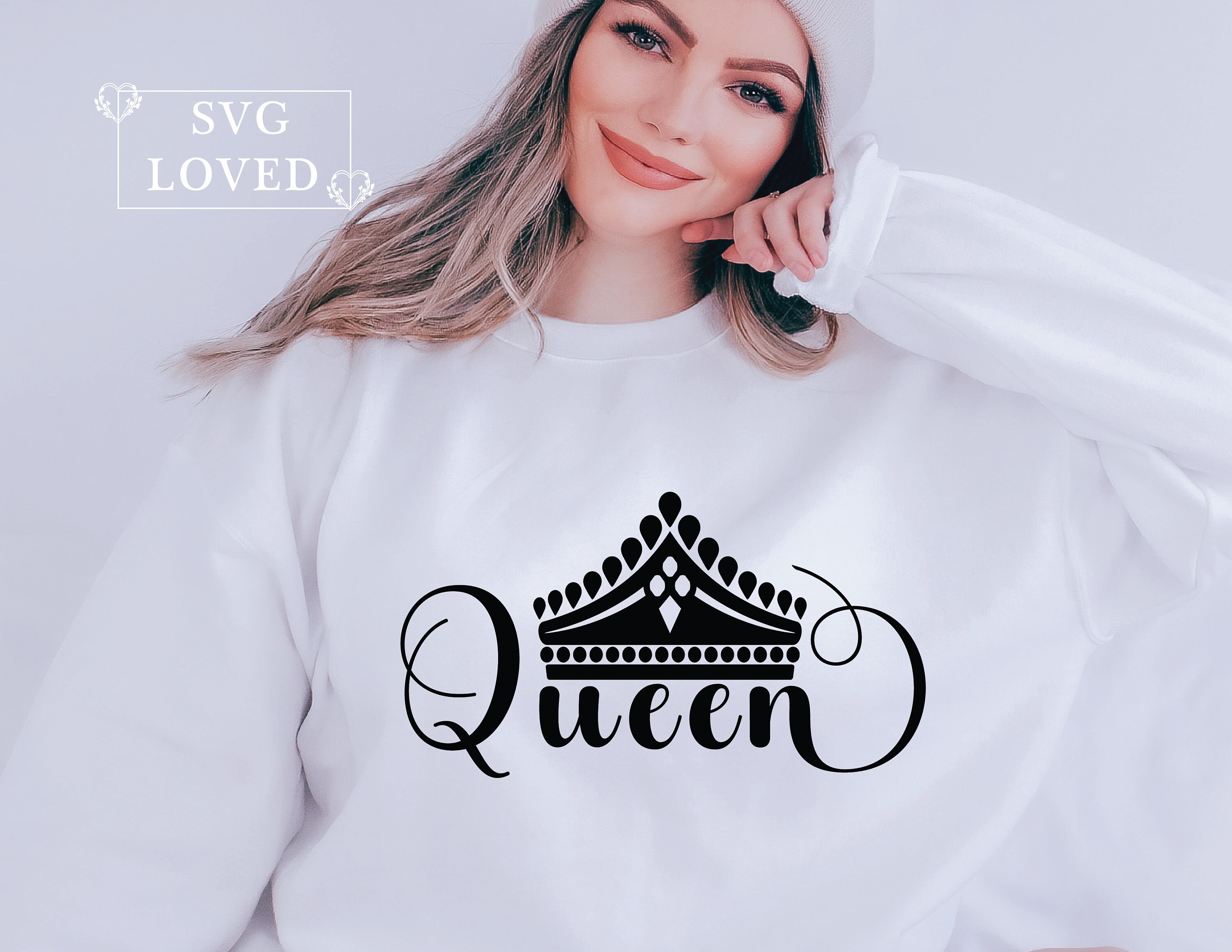 Queen SVG PNG EPS | Princess Svg | Crown Svg | Self Love Club | Love ...