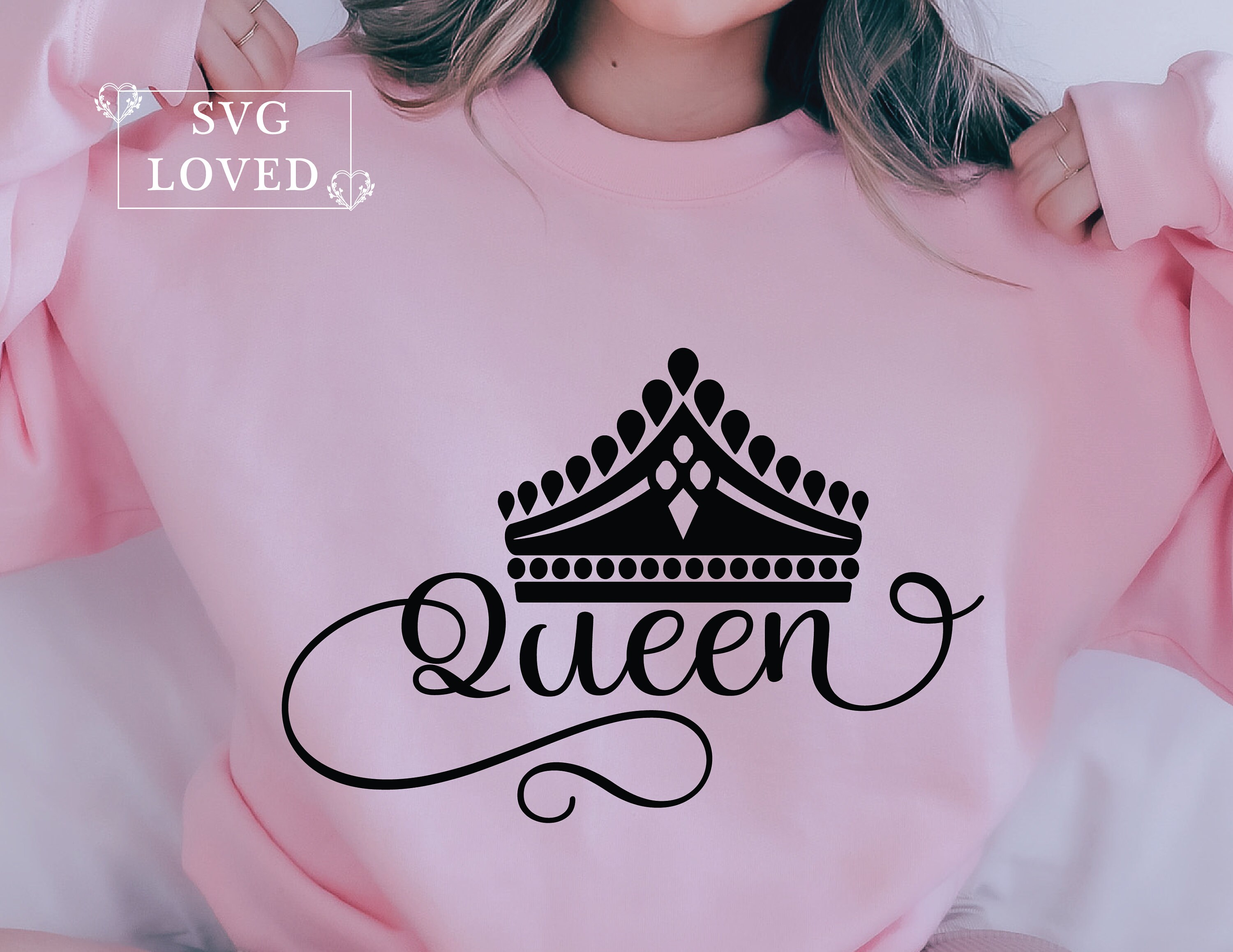 Queen SVG PNG EPS | Princess Svg | Crown Svg | Self Love Club | Love ...