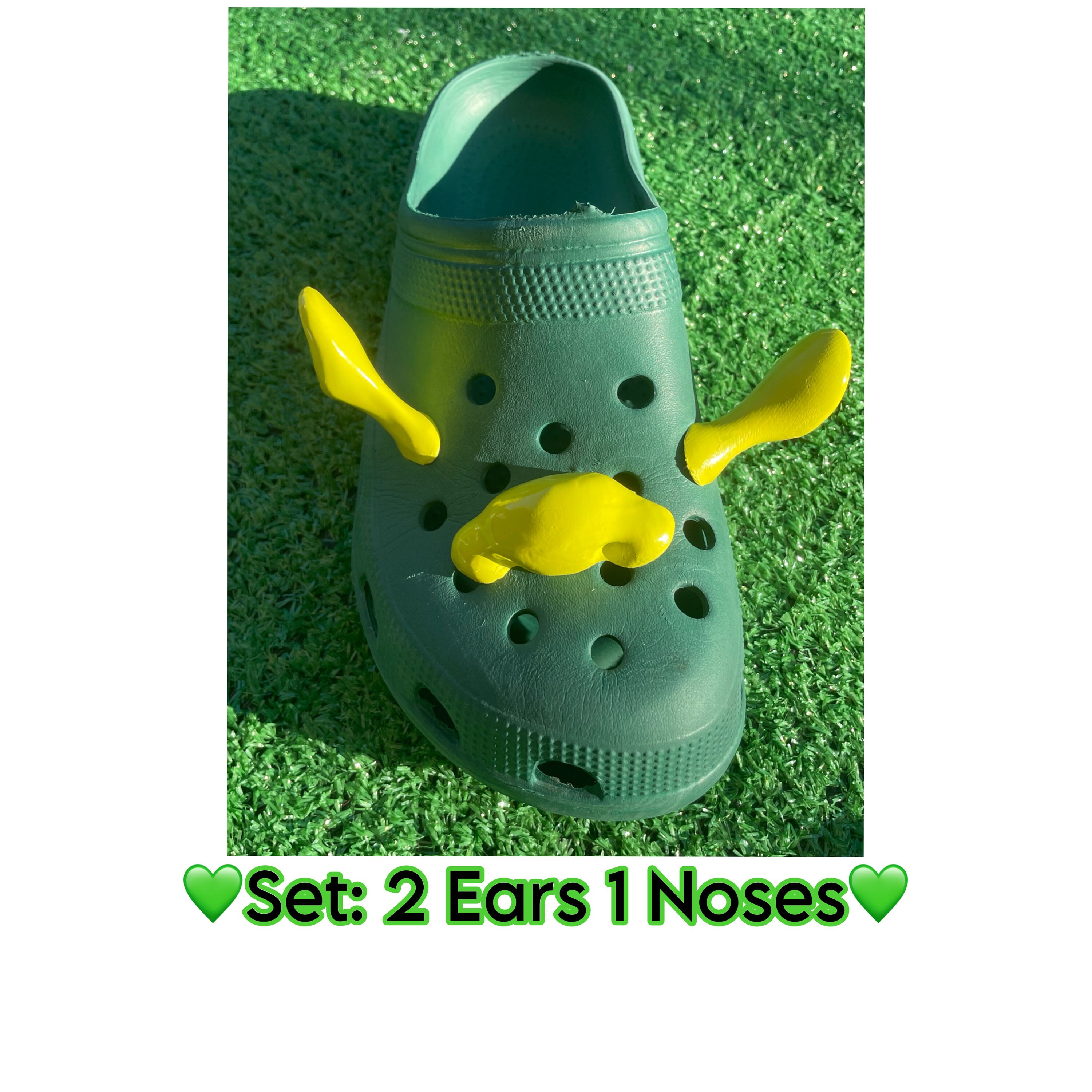 Shrek Charms for Crocs Charm Jibbtz Accessories Ear Nose Ears - Etsy