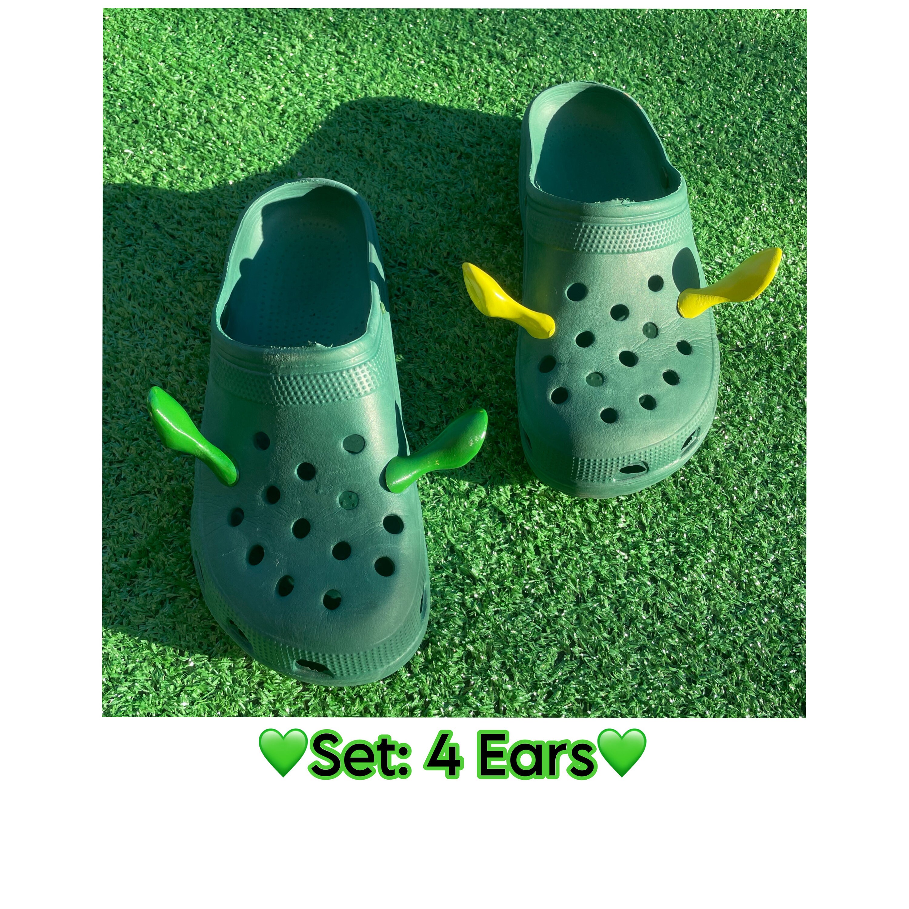 Shrek Charms for Crocs Charm Jibbtz Accessories Ear Nose Ears - Etsy
